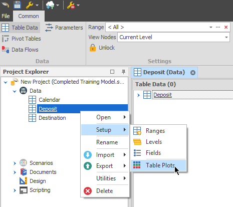 Table Plots – Micromine Spry