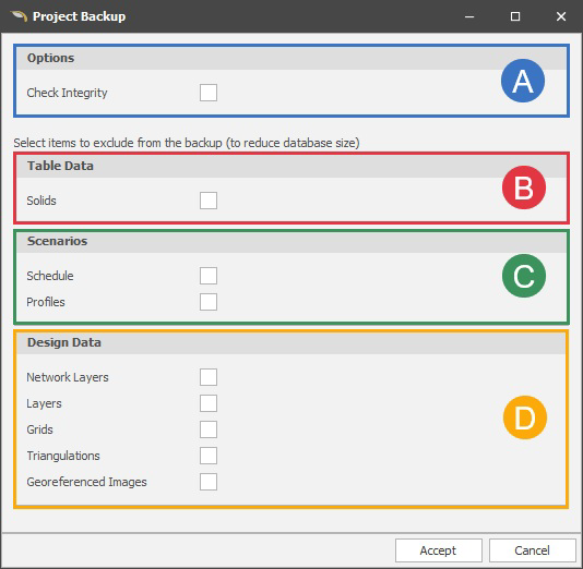 Project Backup – Micromine Spry