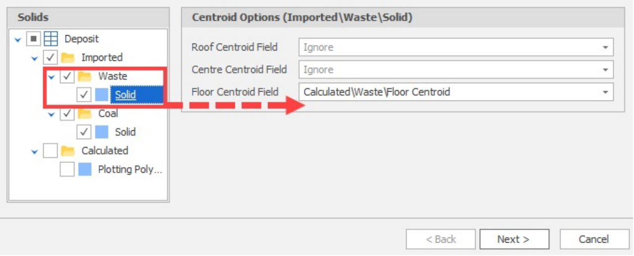 Centroid Calculator – Micromine Spry