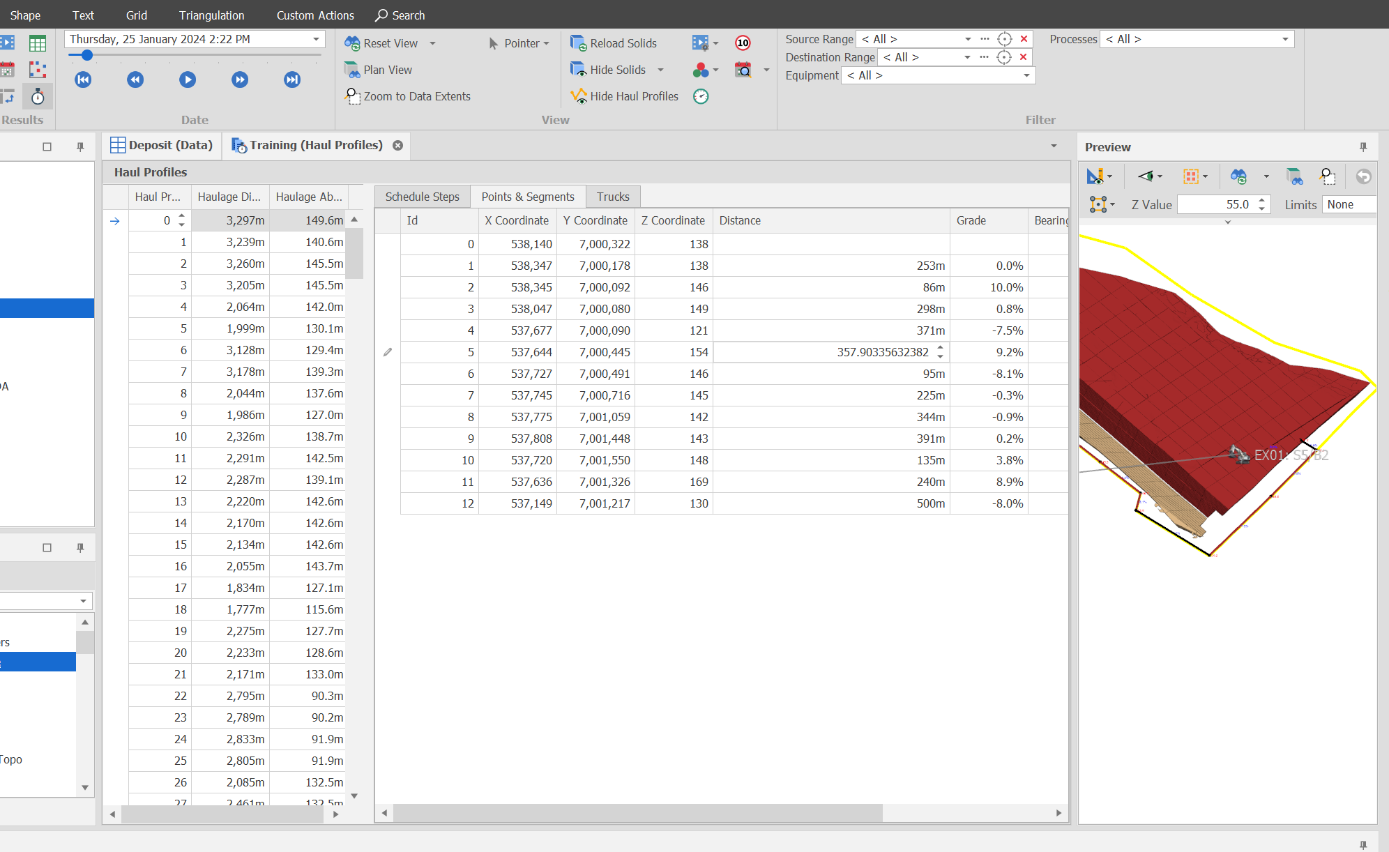 Measuring Haulage Quantity over a segment of road – Spry Quick Articles