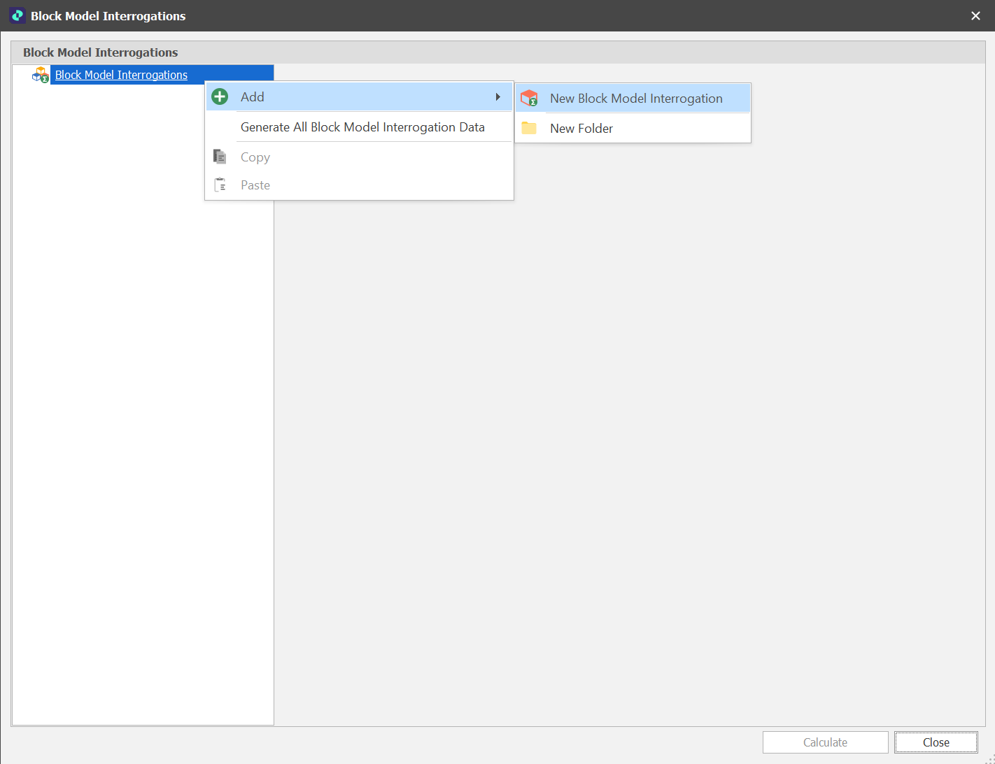 Setting Up Block Model Interrogations Micromine Spry