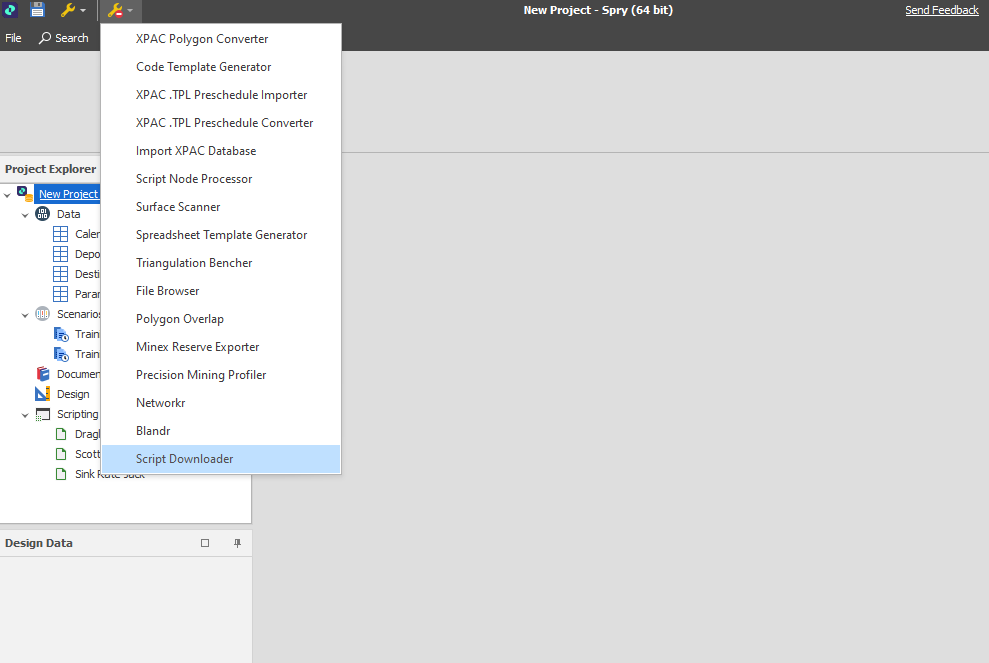 How to use the Script Downloader – Micromine Spry