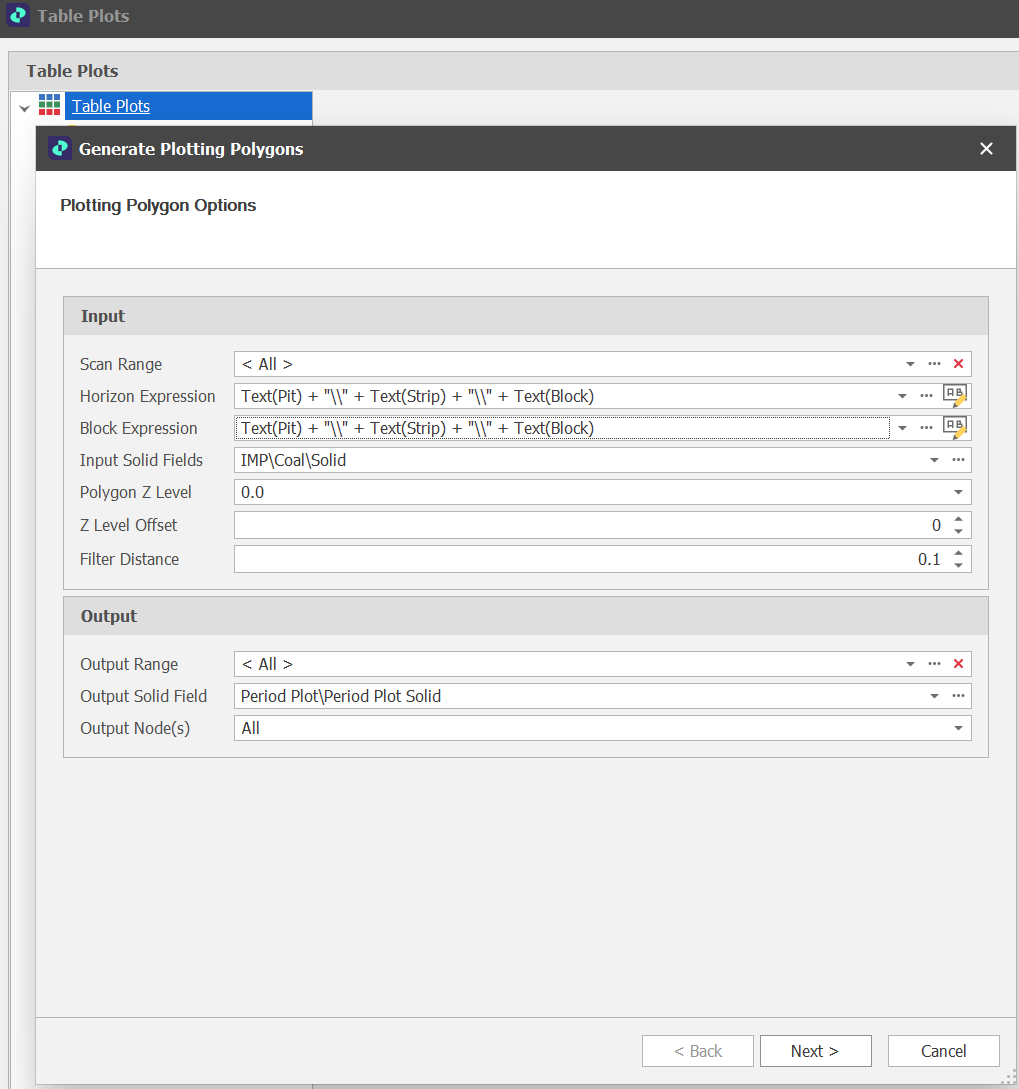 How to: Period Progress Plots – Micromine Spry